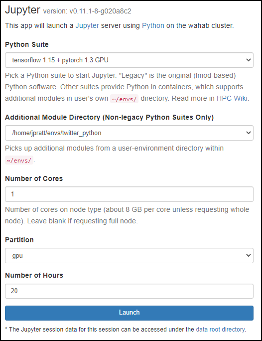 Jupyter on Wahab (Open OnDemand) | Research Cloud Computing
